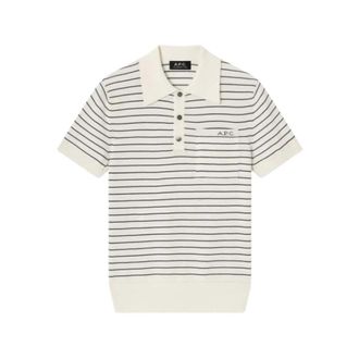 A.P.C. Polo Aline - - Tops - Damen - Beige - S