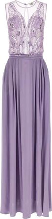 Elisabetta Franchi Femme, Robes, Violet, Taille: 42 FR Red Carpet Long Dress