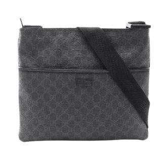 Gucci Sac bandouli&egrave;re GG Supreme en toile enduite Pre-owned - Femme - Pre-owned - Noir - Taille: ONE Size