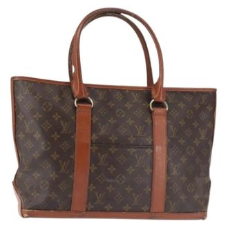 Louis Vuitton Sac fourre-tout en toile Pre-owned - Femme - Pre-owned - Brun - Taille: ONE Size