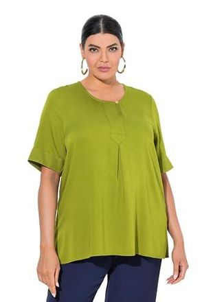 Ulla Popken gs1 data protected company 4069787000005 Shirtbluse T-Shirt, Vert Gazon, 58-60 Femmes