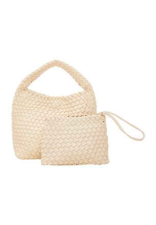 Felipa Handtasche Damen Wollwei&szlig;