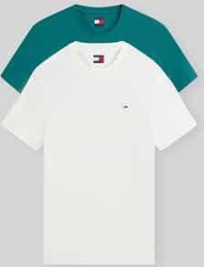 Tommy Jeans Slim Fit T-Shirts aus reiner Baumwolle im 2er-Pack