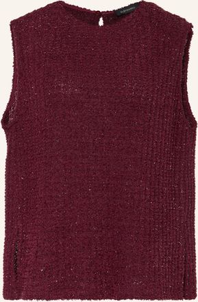 Elena Miro Elena Miro Pullunder Mit Glitzergarn rot