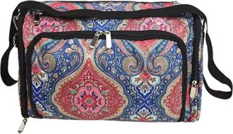 Generic Wolle H&auml;keln Aufbewahrungstasche Diagonal Paket Garn wasserdichte Reise Stricktasche for N&auml;hwerkzeuge(Empty Bag-H)