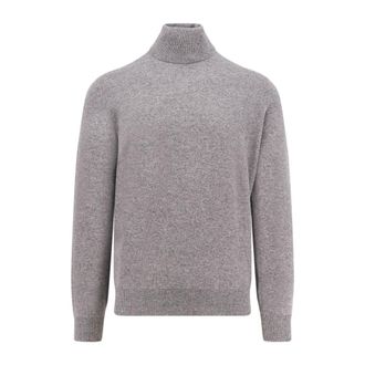 Brunello Cucinelli Kaschmir Rollkragenpullover Grau - - Knitwear - Herren - Grau - XL