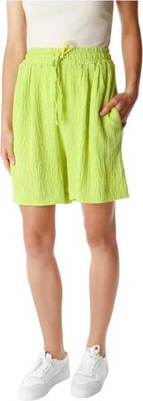 Essentiel Femme, Shorts, Blanc, Taille: 42 FR Didim Seersucker Shorts