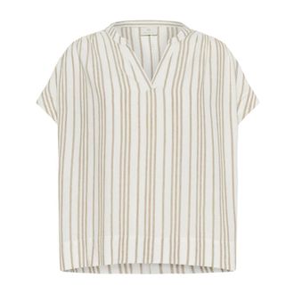 Kaffe KAmilia Wing SL Bluse - - Blouses & Shirts - Damen - Beige - 2XL