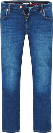 Wrangler Herren Jeans blau Baumwoll-Stretch