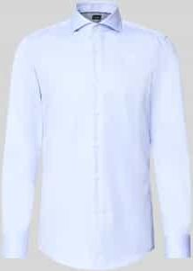 HUGO BOSS Slim Fit Businesshemd aus reiner Baumwolle Modell H-HANK-SP-B1