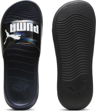 Puma Puma Unisex Adults Popcat 20 Girlpower Slide Sandals, Puma Black-Puma White, 40.5 EU