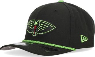 New Era unisex, Accessoires, Noir, Taille: ONE Size Casquette &agrave; Visi&egrave;re Plate