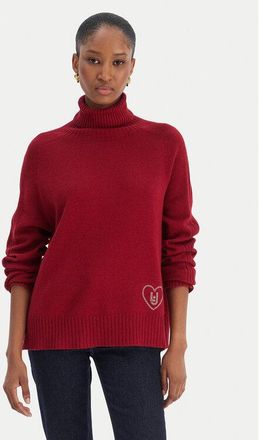 Liu Jo Rollkragenpullover MF5445 MS76L Rot Regular Fit