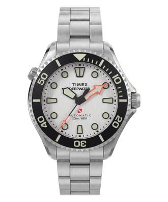 Timex Deepwater Meridian Silber Herren Armbanduhr TW3A01600