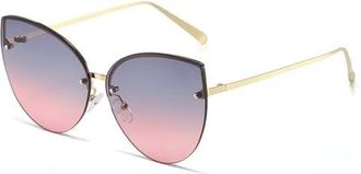 Generic Lunettes De Soleil Vacances En M&eacute;tal For Femmes Conduite For Hommes(Pink)