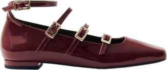 Alohas Alohas, Femme, Chaussures, Rouge, Taille: 39 EU Ballerines en Cuir Onix - Vin