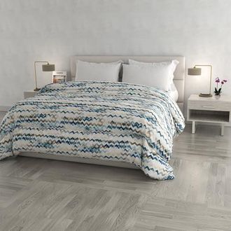 Italian Bed Linen Wintersteppdecke Fashion Polyester füllung, Modern Sky, 260x260cm
