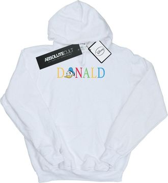 Disney Donald Duck Letters Kapuzenpullover f&uuml;r Herren (Wei&szlig;)