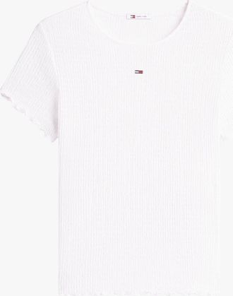Tommy Hilfiger T-shirt c&ocirc;tel&eacute; &agrave; logo