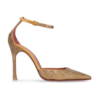 Amina Muaddi Damen, Schuhe, Gelb, 35 EUGr&ouml;&szlig;e