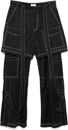Off-white Samurai Cargohose aus Twill - Schwarz