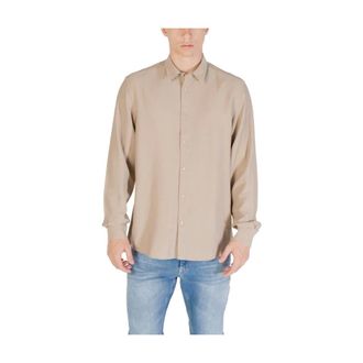 Antony Morato Shirt Napoli Regular Fit - Homme - Chemises - Beige - Taille: 2XL