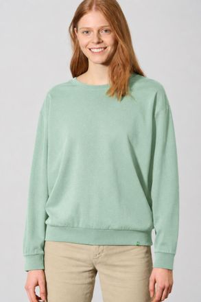 Hempage Hempage Damen vegan Sweatshirt Basic Mintgr&uuml;n