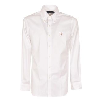 Ralph Lauren Pin Point Hemd - - Shirts - Herren - Wei&szlig; - L