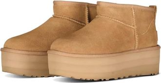 UGG Stiefel - Classic Ultra Mini Platform Chestnut Boot - Gr. 38 (EU) - in Braun - für Damen