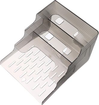 Lurrose Brosch&uuml;renhalter Aus Transparenter Pr&auml;sentationsst&auml;nder F&uuml;r Brosch&uuml;ren Prospekte Und Flyer Dem Tisch Wand Montiert