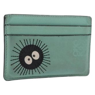Loewe Pre-owned Card Case - - Pre-owned - Damen - Gr&uuml;n - ONE SIZE