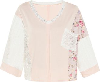 Felipa Bluse Frauen lachsfarben mehrfarbig