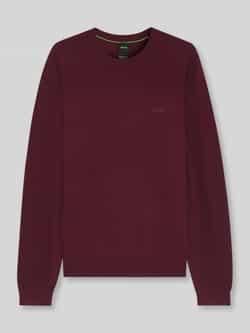 HUGO BOSS Pullover mit Logo-Schriftzug KN_Momentum-X CN