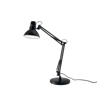 Luce-Ambiente-Design Artifex Adjustable Table Lamp in Black Metal