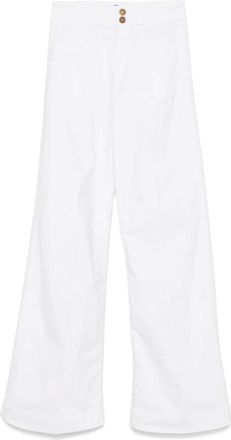 Seafarer Pantalon large - Femme - Pantalons - Blanc - Taille: W29