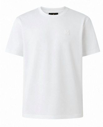 Belstaff T-Shirt London Steel Mercerised Cotton Retro Silikon-Phoenix-Logo Farblich abgestimmtes Silikon-Phoenix-Logo