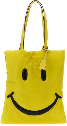 Moschino Femme, Sacs, Jaune, Taille: ONE Size Smiley Shopping Bag