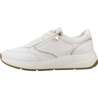 Geox Femme, Chaussures, Blanc, Taille: 37 EU Baskets D Cristael