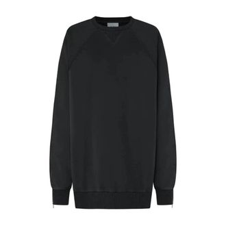 Halfboy Oversized Zip Sweatshirt in Schwarz - - Sweatshirts & Hoodies - Damen - Schwarzk - M