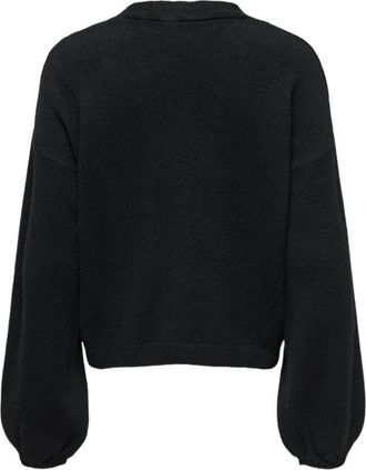 Only Strickpullover 2026 6_FALL2 schwarz,Casual,Polyacryl,Unifarben,V-Ausschnitt,Lang,Regular Fit