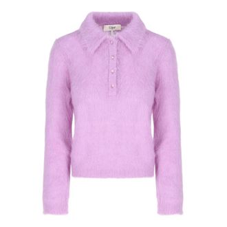 Chlo&eacute; Rundhals-Strickware - - Knitwear - Damen - Lila - M
