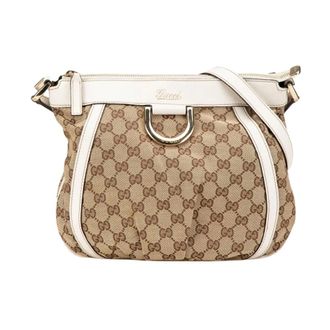 Gucci Pre-owned GG Canvas Abbey D Ring Crossbody - Femme - Pre-owned - Beige - Taille: ONE Size