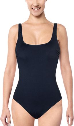 Sunflair Badeanzug Damen Badeanzug - moderner Einteiler mit verf&uuml;hrerischen tiefen R&uuml;cken - gro&szlig;e Cups mit Schalen und verstellbaren Tr&auml;gern - ideal f&uuml;r den So