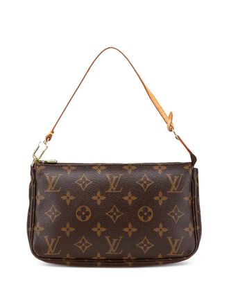 Louis Vuitton sac porté épaule Monogram Pochette Accessoires (2001) - Marron