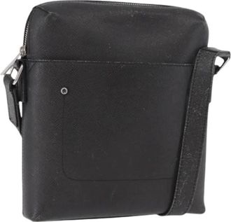 Louis Vuitton Pre-owned Sac bandouli&egrave;re en cuir Taiga - Femme - Pre-owned - Noir - Taille: ONE Size