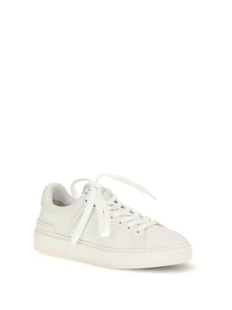 Balmain Womens B-Court Sneakers Blanc