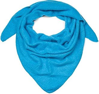 styleBREAKER Écharpe triangulaire tricotée pour femme, grande, unie et chinée | Douce et chaude pour lhiver | Écharpe tricotée en viscose et laine pour des looks d