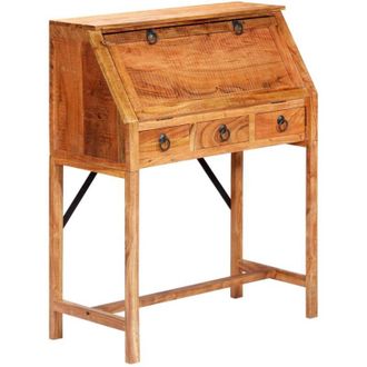 vidaXL Schreibtisch 90&times;40&times;107 cm Massivholz Akazie