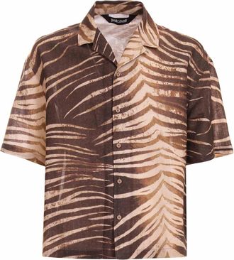 Just Cavalli Homme, Chemises, Brun, Taille: L Shirt