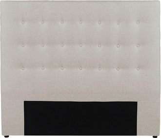 Vente-Unique Polster-Bettkopfteil - 160 cm - Stoff - Beige - Francesco